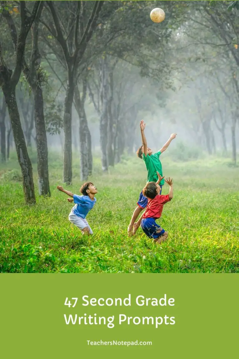 47 Second Grade Writing Prompts – Teacher's Notepad