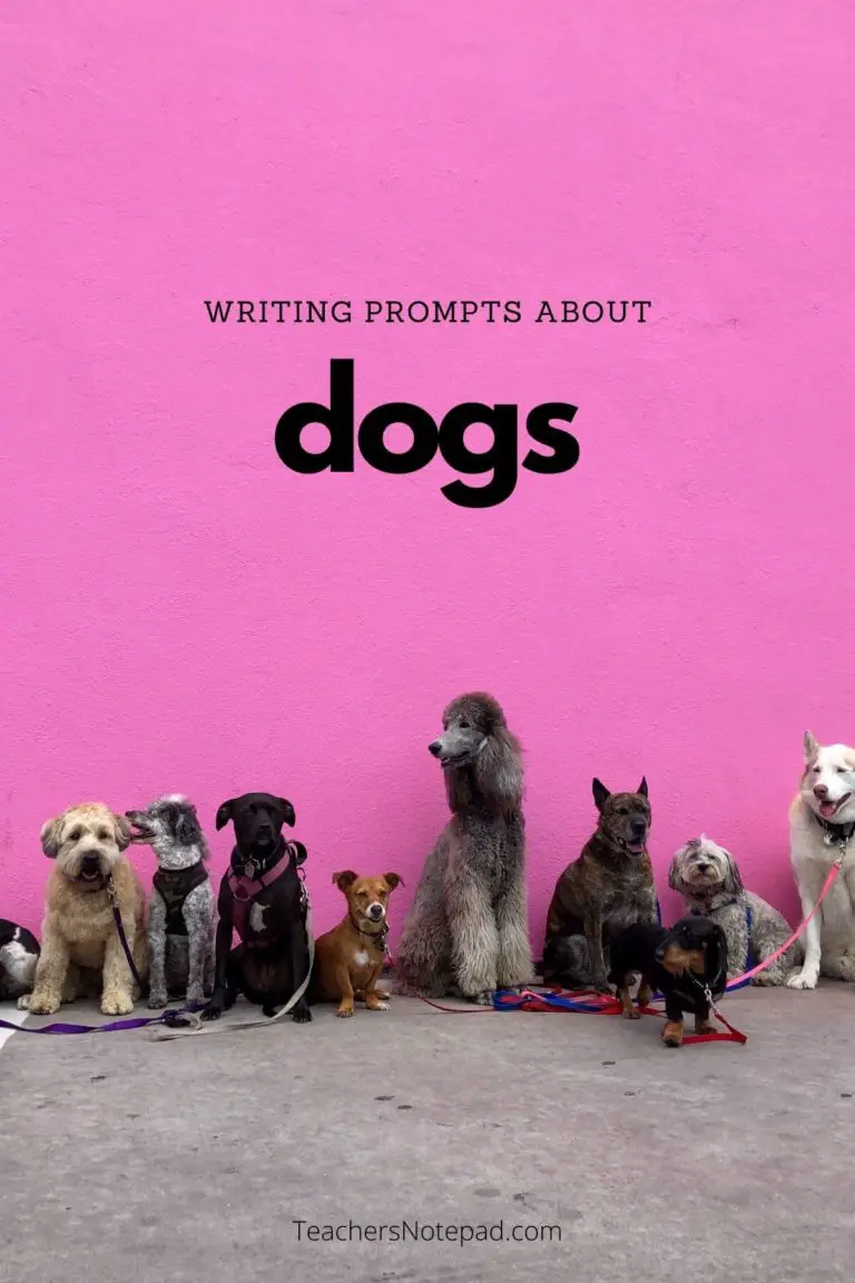 34 Writing Prompts about Dogs – Teacher's Notepad