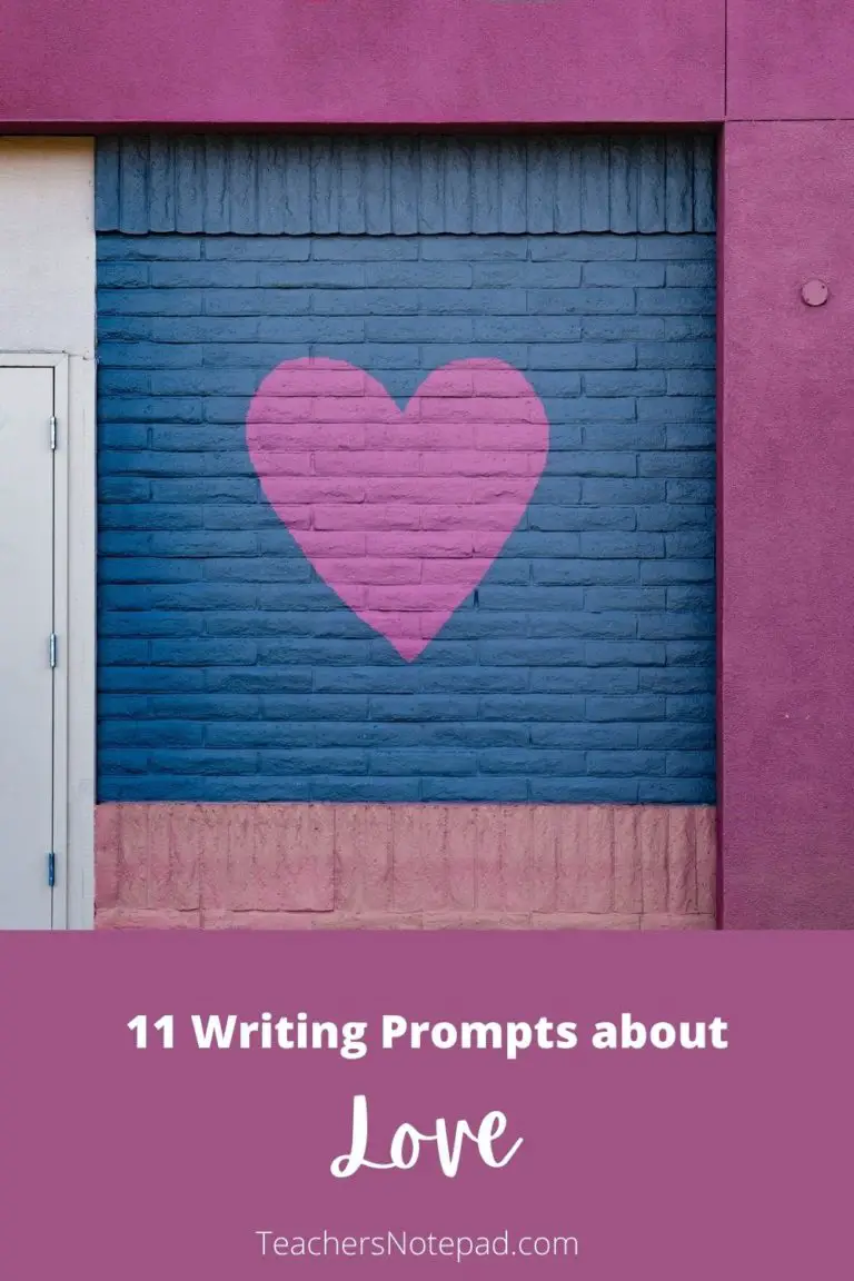 11 Writing Prompts about Love – Teacher's Notepad