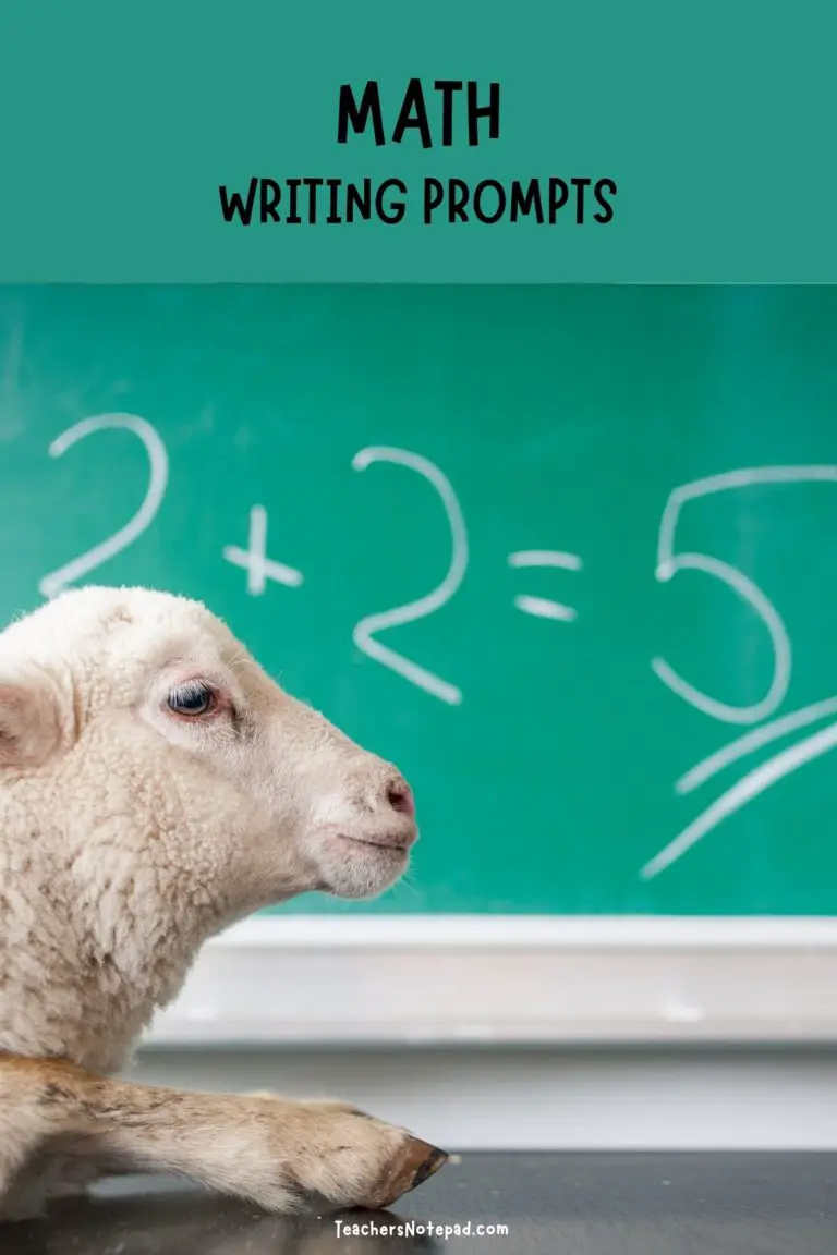 45 Math Writing Prompts – Teacher's Notepad