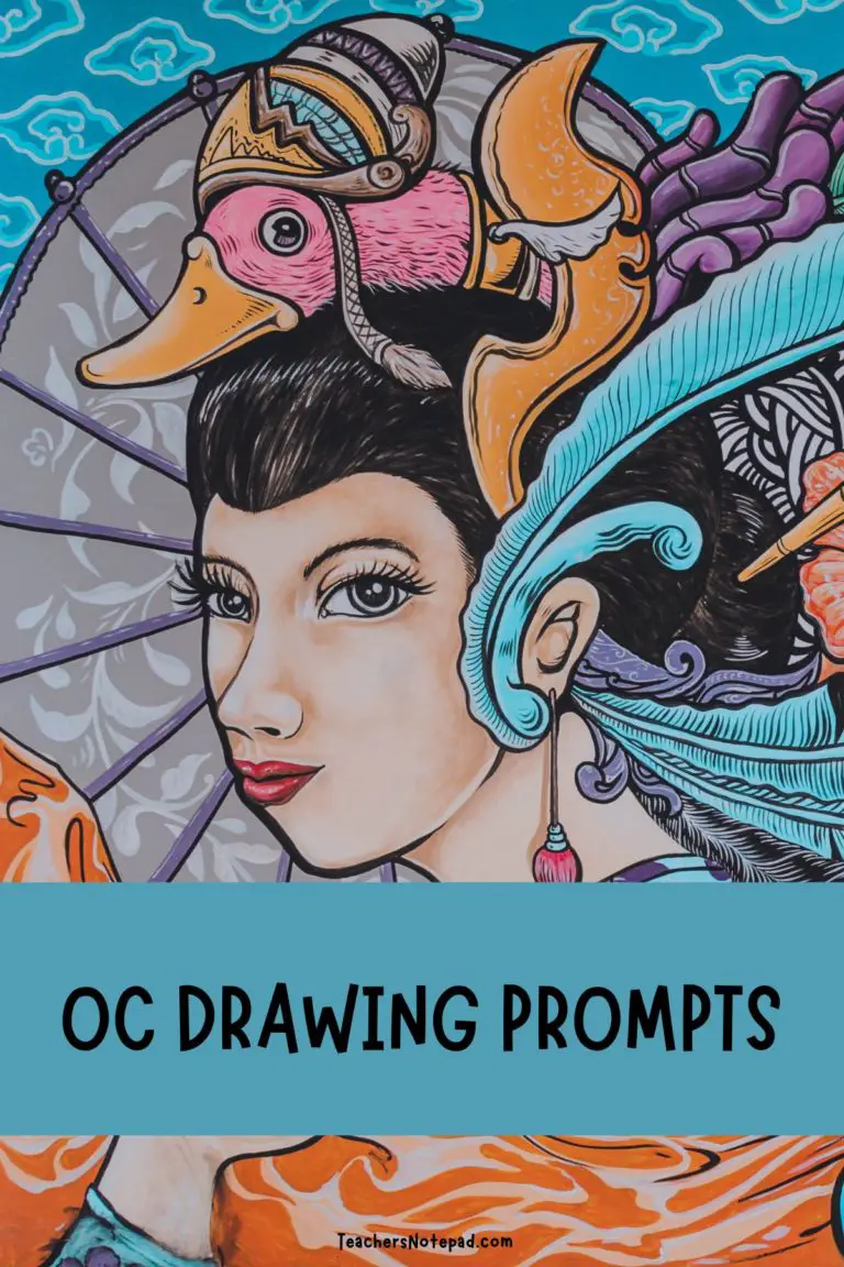 43 OC Drawing Prompts – Teacher's Notepad