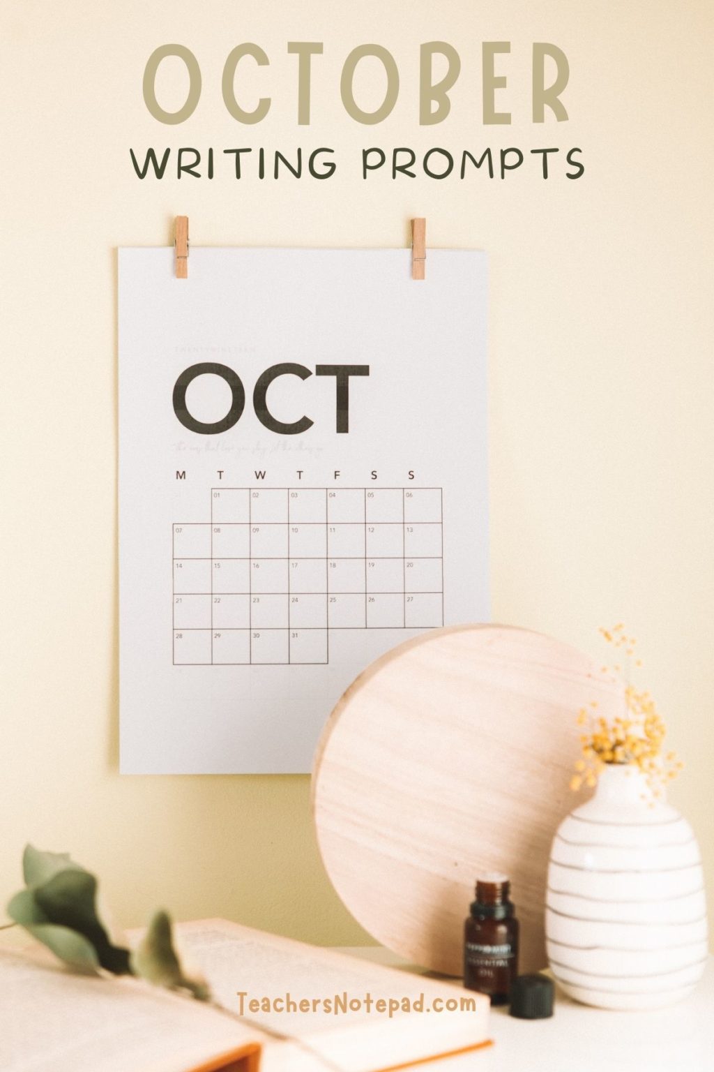 37 October Writing Prompts – Teacher's Notepad