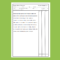 Running Record Template – Teacher's Notepad