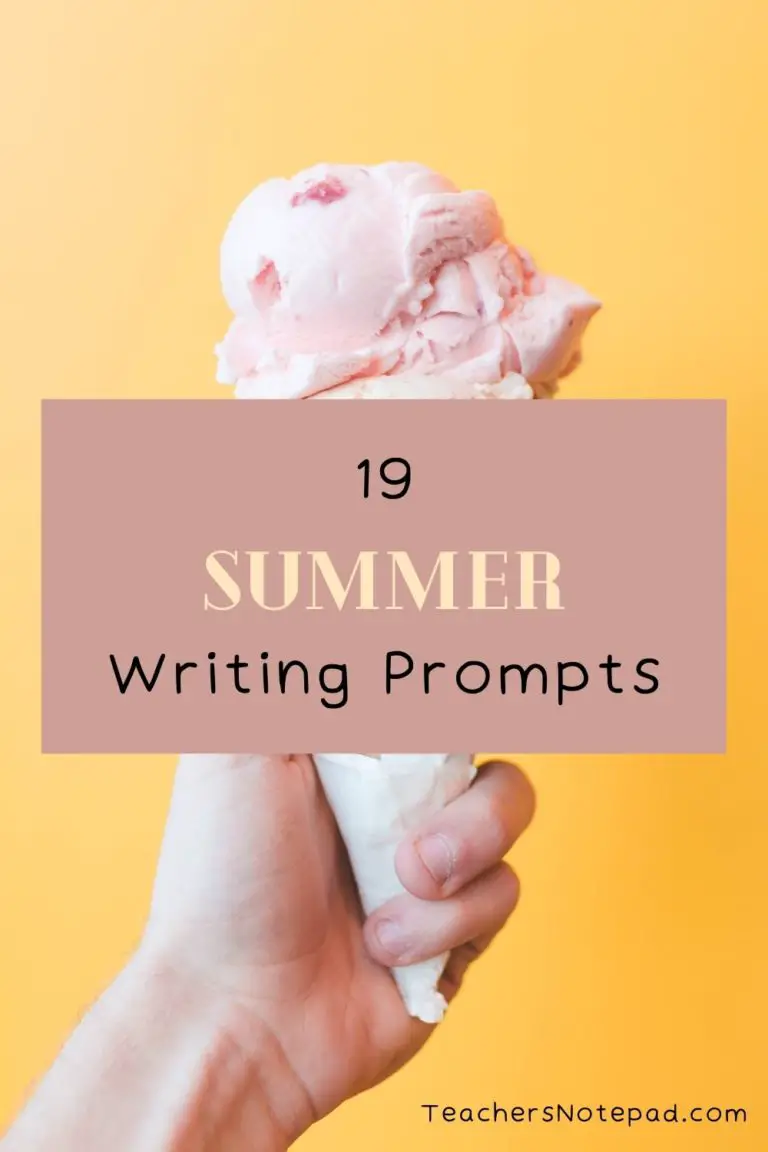 19 Summer Writing Prompts for Kids – Teacher's Notepad