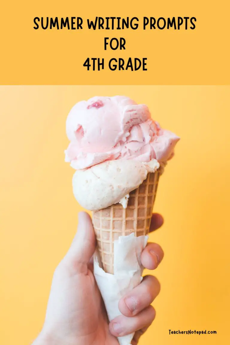 43 Summer Writing Prompts for 4th Grade – Teacher's Notepad