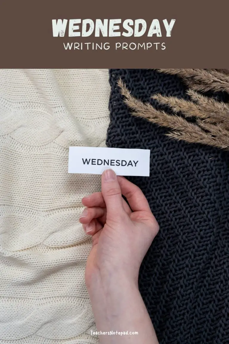 36 Wednesday Writing Prompts – Teacher's Notepad