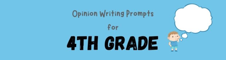 44 Opinion Writing Prompts for 4th Grade – Teacher's Notepad